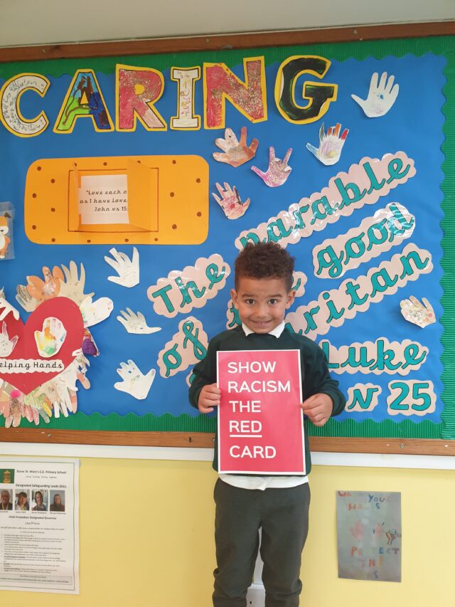 Stone St. Mary's Joins the Movement for Show Racism the Red Card Day ...